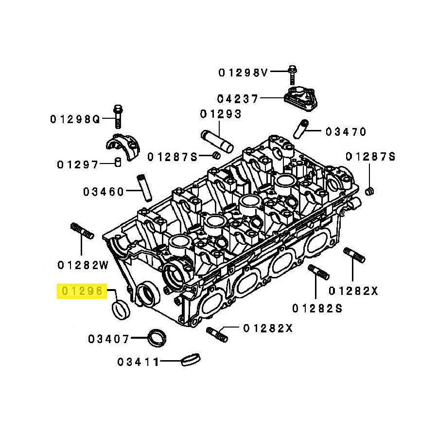 Mitsubishi Lancer Evo 4-9 Cylinder Head Freeze Plug (MF665541 ...
