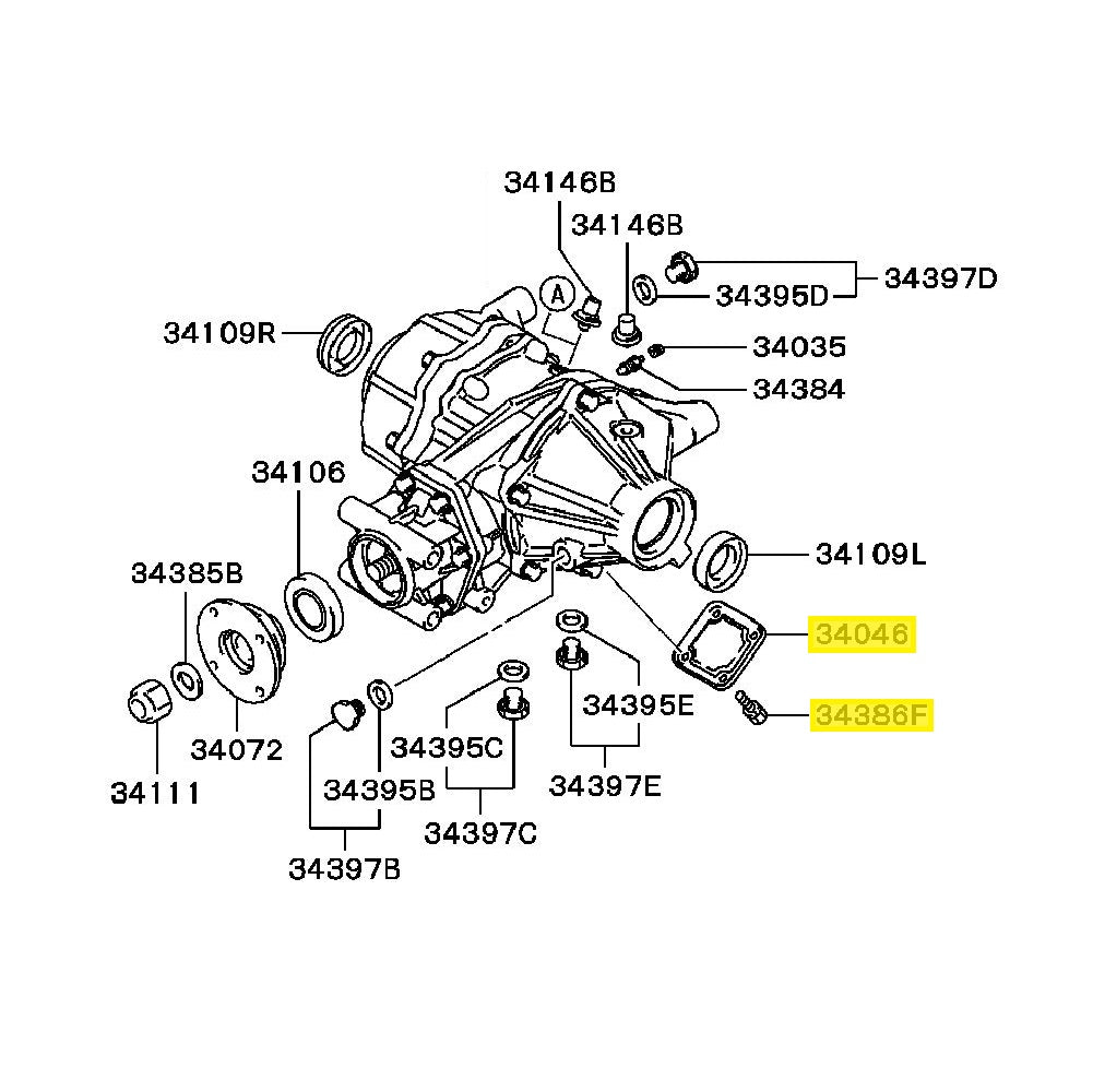 Mitsubishi Lancer Evo 4-10 AYC Differential Inspection Cover Kit ...