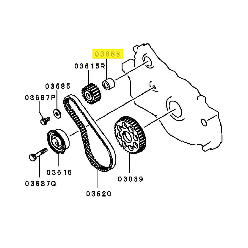 Mitsubishi Lancer Evo 4-9 Balance Shaft Spacer (MD174470) – Plethora Parts