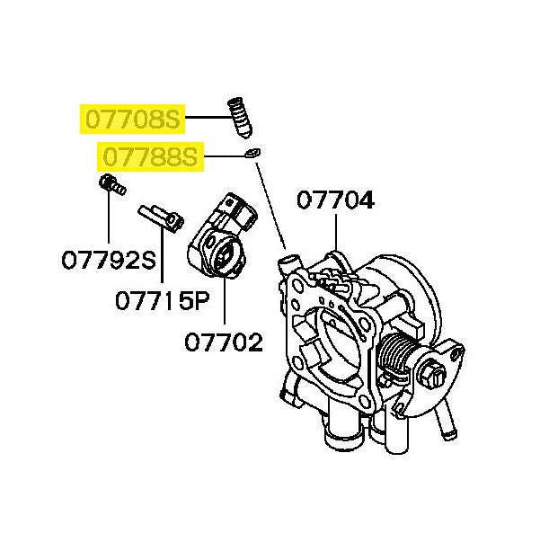 Mitsubishi Lancer Evo 7-9 Bliss Screw Kit (MD614948) (MD608806 ...